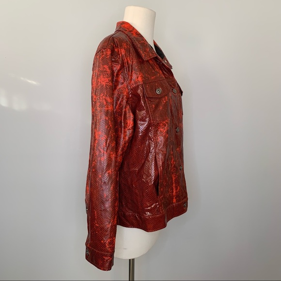 Cs Signature | Jackets & Coats | Vintage Cs Signature Snakeskin Jacket ...